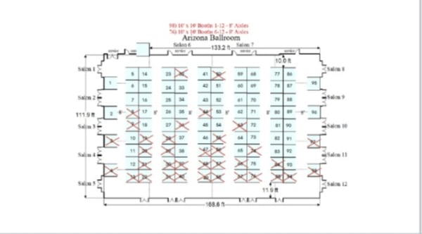 Expo Floor Booth Map – FPAA